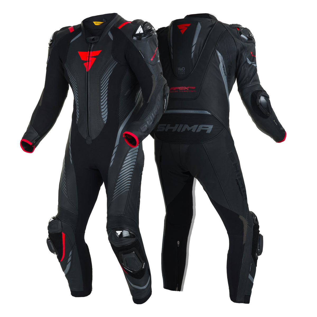 SHIMA APEX RS SPORTSKI KOMBINEZON / black-red – MOTORISTA BIKE SHOP